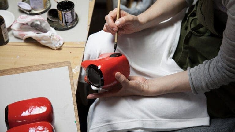 Akabeko Cow - Japanese Folk Toy – Japan House London